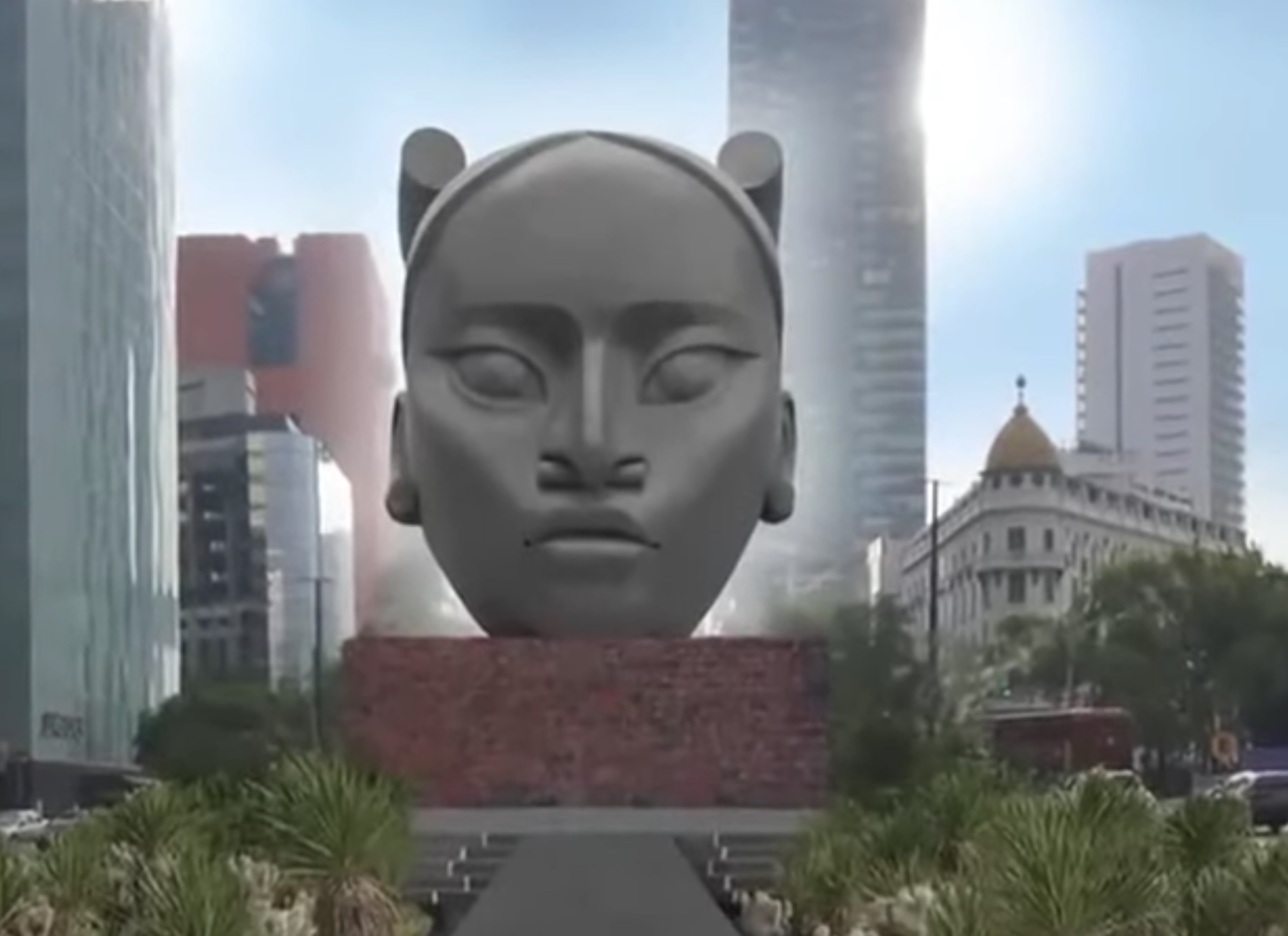 Pedro Reyes y su cabeza de piedra - La Tempestad